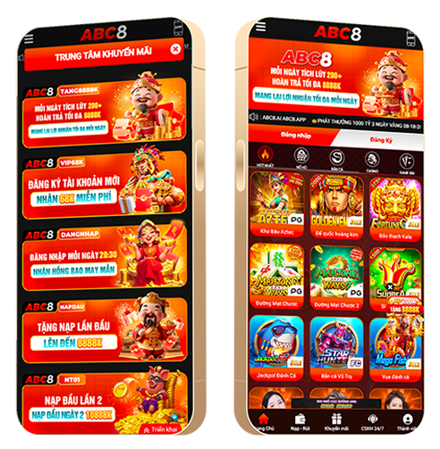 Đăng ký ABC8 tặng 68K miễn phí